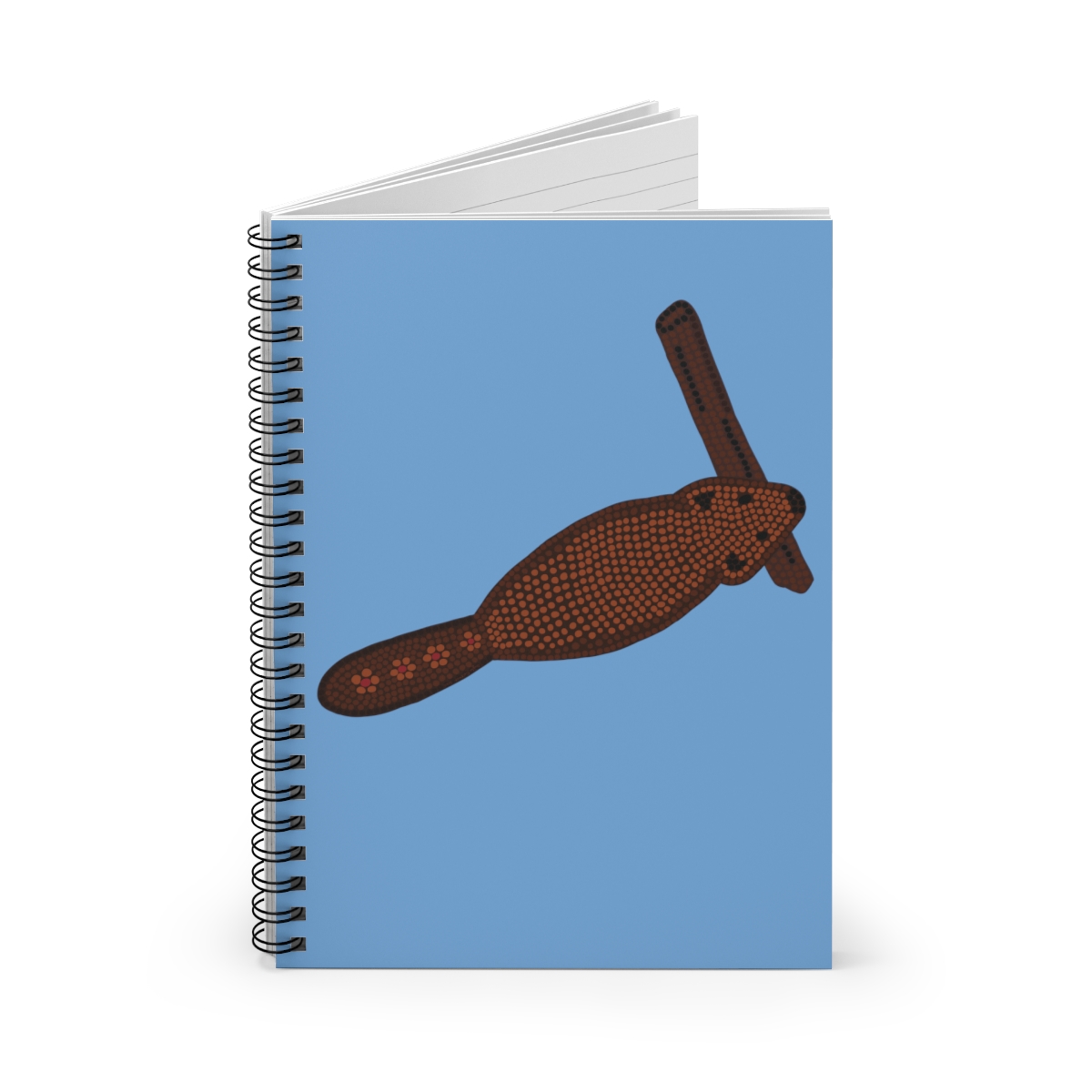 Beadwork Beaver Notebook | Indigenous Art by Métis Artist Angie Saltman